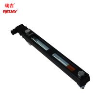 China Hydraulic Oil Tank Level Gauge Aluminum Sight Glass 127mm Center Distance ODM for sale