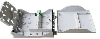 China 4 Fiber Optic Termination Box 1X8 PLC And 8 Coupler SC/APC Shutter Type for sale