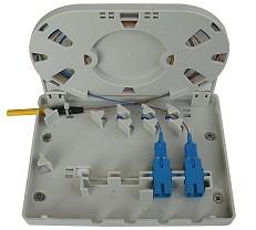 China Small Indoor Fiber Termination Box Corrosion Resistance Easy To Close And Open for sale