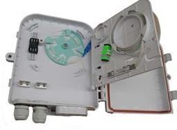 China Local Area Network Wall Mount Termination Box 1x4 / 2x4 / 1x8 PLC Splitter for sale