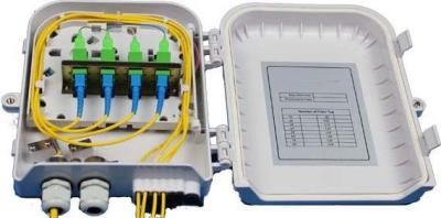 China Durable Outdoor Fiber Optic Termination Box Multi Dwelling Unit 12 Fibers for sale