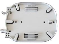 China Optical Splitter Fiber Optic Tray Cassettes Splice Tray With Grey Color for sale
