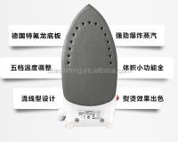 China Durable Aluminum Soleplate Travel Steam Iron 800W Dual Voltage with Foldable Handle Design 19x9.5x9.9cm for sale