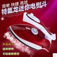 China Electric Travel Steam Iron 800W with 30g/min Continuous Steam, Foldable Handle, Dual Voltage 110V/230V for sale