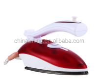 China Electric Travel Steam Iron 800W with 30g/min Continuous Steam, Foldable Handle, Dual Voltage 110V/230V for sale