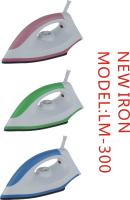China LM-300 Household Dry Iron 1000W with Adjustable Temperature Control - 110/230V Dual Voltage Non-Stick or Stainless Steel Soleplate for sale