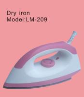 China Ironing Made with Dry Iron LM-209 and Aluminum Soleplates for sale