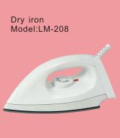 China LM-207 Dry Iron 110V/230V 300-1000W with Aluminum Soleplate - Adjustable Temperature Control for sale
