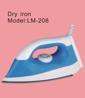 China LM-207 Dry Iron 110V/230V 300-1000W with Aluminum Soleplate - Adjustable Temperature Control for sale