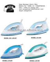China Aluminum Soleplates Material DRY IRON for Household LM-209 for sale