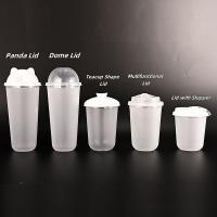 China Custom Logo Printed U Shaped Plastic Cups 380ml 700ml With Carton Package for sale