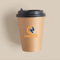 China Eco Friendly Disposable Paper Cups With Lids For Coffee Milk Tea for sale