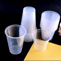 China Custom Logo Disposable PP Plastic Cups Heat and Cold Resistant CMYK and Foil Printing Options for sale