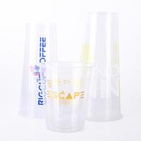 China BPA Free Reusable Eco Friendly PP Injection Bubble Tea Coffee Cups for sale