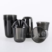 China Coffee Durable Dessert Cups With Lids Frosted Plastic Cups Personalized for sale