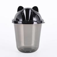 China 12oz 16oz U Shaped Plastic Cups Transparent Black For Milk Tea Yogurt for sale