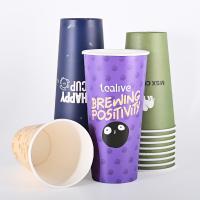 China PE Coating Recyclable Single Wall Paper Cups With OEM ODM Service for sale