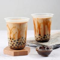 China OEM U Shaped Plastic Cups With Lids For Tea Coffee Wine Juice Beverages for sale