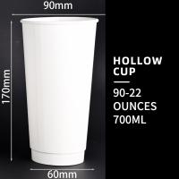 China Food Grade PE Coating Double Wall Paper Cups For Hot Drinks Christmas Parties for sale