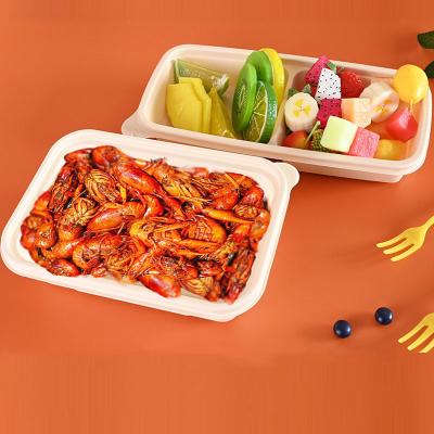 China Hot Food Bio Degradable Food Packaging Plant Based With UV Coating for sale