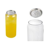 China Leak Proof 500ml 700ml PET Beverage Bottles With Pull Ring Seal For Disposable Use for sale