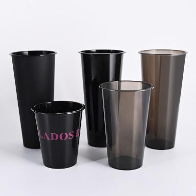 China Disposble Round Tea Portable PP Plastic Drinking Cups With OEM ODM Service for sale