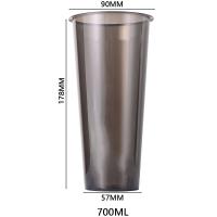 China Disposble Round Tea Portable PP Plastic Drinking Cups With OEM ODM Service for sale