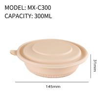 China Natural Color Bio Degradable Food Packaging OEM Service For Salad Noodle for sale
