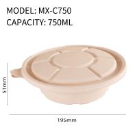 China Natural Color Bio Degradable Food Packaging OEM Service For Salad Noodle for sale