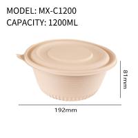China Natural Color Bio Degradable Food Packaging OEM Service For Salad Noodle for sale