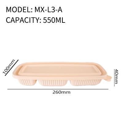 China 1.5mm Thickness Bio Degradable Food Packaging With Corn Starch Lid Packaging for sale