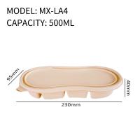 China 1.5mm Thickness Bio Degradable Food Packaging With Corn Starch Lid Packaging for sale