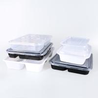 China Clear PP Disposable Plastic Food Containers Reusable And Microwaveable for sale