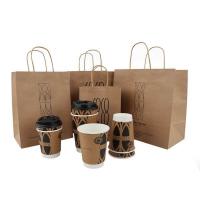 China Multi Purpose Kraft Personalised Takeaway Paper Bags For All Occasions for sale