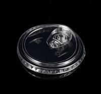 China Portable Durable Clear Plastic Cups Dome Lids PET Cup Lid With ODM Service for sale