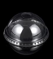 China Portable Durable Clear Plastic Cups Dome Lids PET Cup Lid With ODM Service for sale