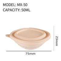 China Recyclable Round Shape Biodegradable Sustainable Packaging For Fruit Storage for sale