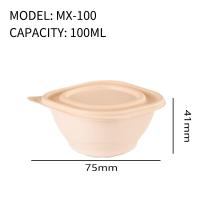 China Recyclable Round Shape Biodegradable Sustainable Packaging For Fruit Storage for sale