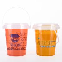 China Customized Salad PP Plastic Cups With Handle With Carton Package for sale