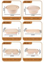 China Hot Food Bio Degradable Food Packaging Plant Based With UV Coating for sale