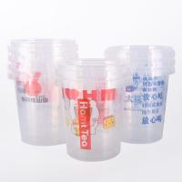 China Take Out Disposable Eco Friendly Plastic Fruit Bucket Cups 5000pcs For Customized for sale