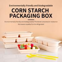 China Multi Compartment Bio Degradable Food Packaging Custom Rigid Boxes for sale