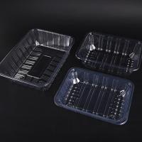 China Clear Disposable Plastic Food Containers Hinged Lid Box For Cake Pastries for sale