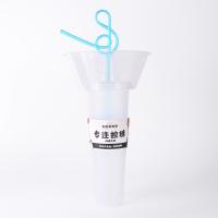 China Custom Design Plastic Cups With Logo Disposable Plastic Cups For Snack 2 In 1 for sale