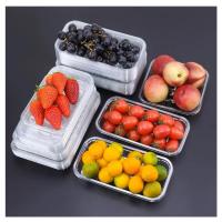 China Clamshell Disposable Plastic Food Containers Recyclable Clear PET Bakery Box for sale