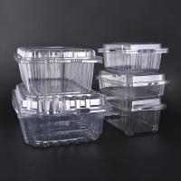 China Food Grade Disposable Plastic Food Containers Recyclable Food Box For Cold Dishes for sale