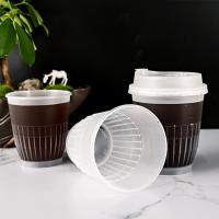 China Eco Friendly Frosted PP Plastic Cups Heat Resistant Coffee Cup For Beverage Takeaway for sale