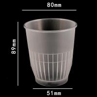 China Eco Friendly Frosted PP Plastic Cups Heat Resistant Coffee Cup For Beverage Takeaway for sale