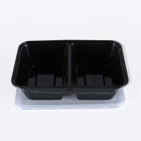 China Rectangle Disposable Plastic Food Containers 0.5-1.5mm Thickness Microwave For Snack for sale