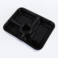 China Rectangle Disposable Plastic Food Containers 0.5-1.5mm Thickness Microwave For Snack for sale